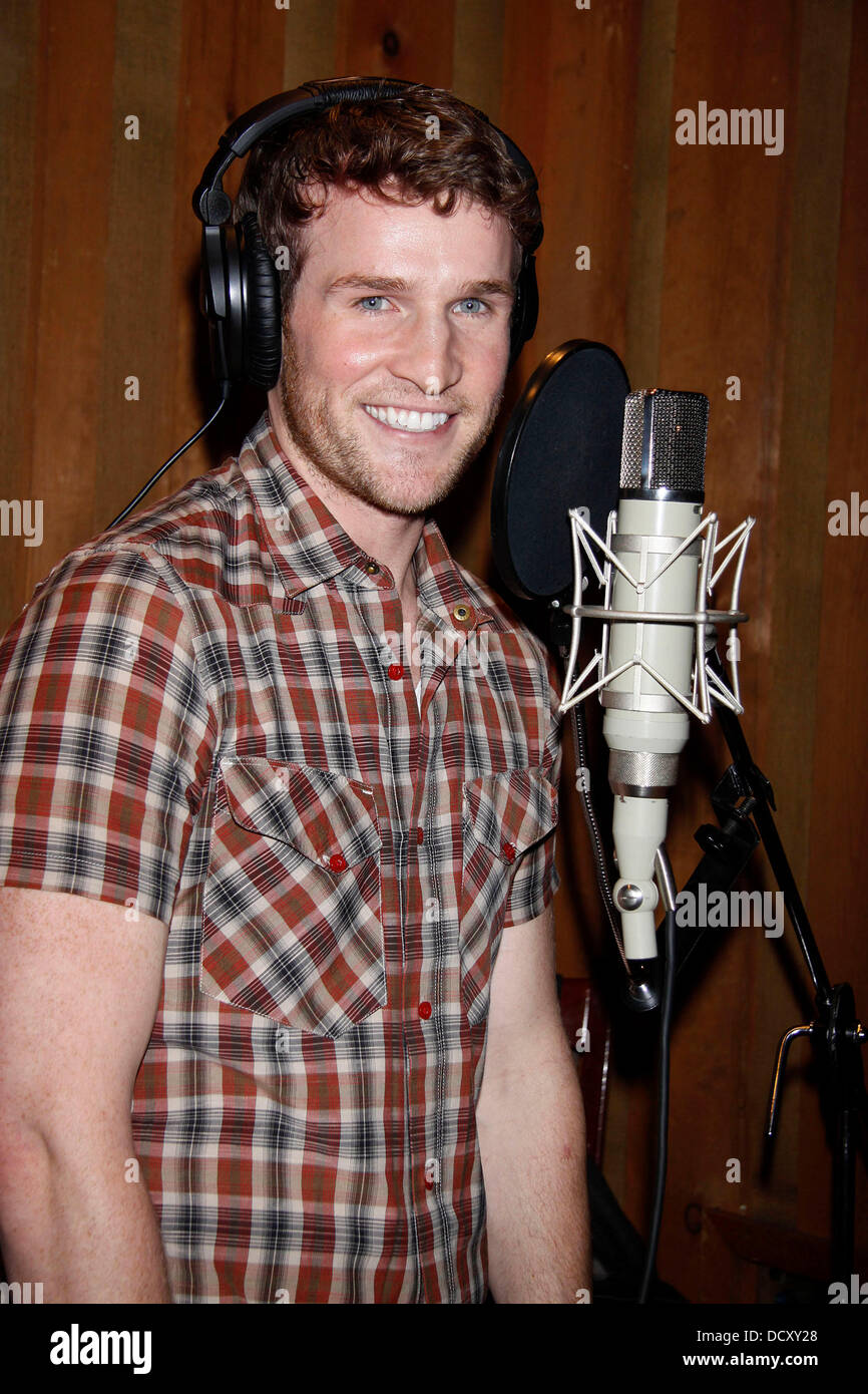 Claybourne Elder The cast recording session of the Broadway musical ...