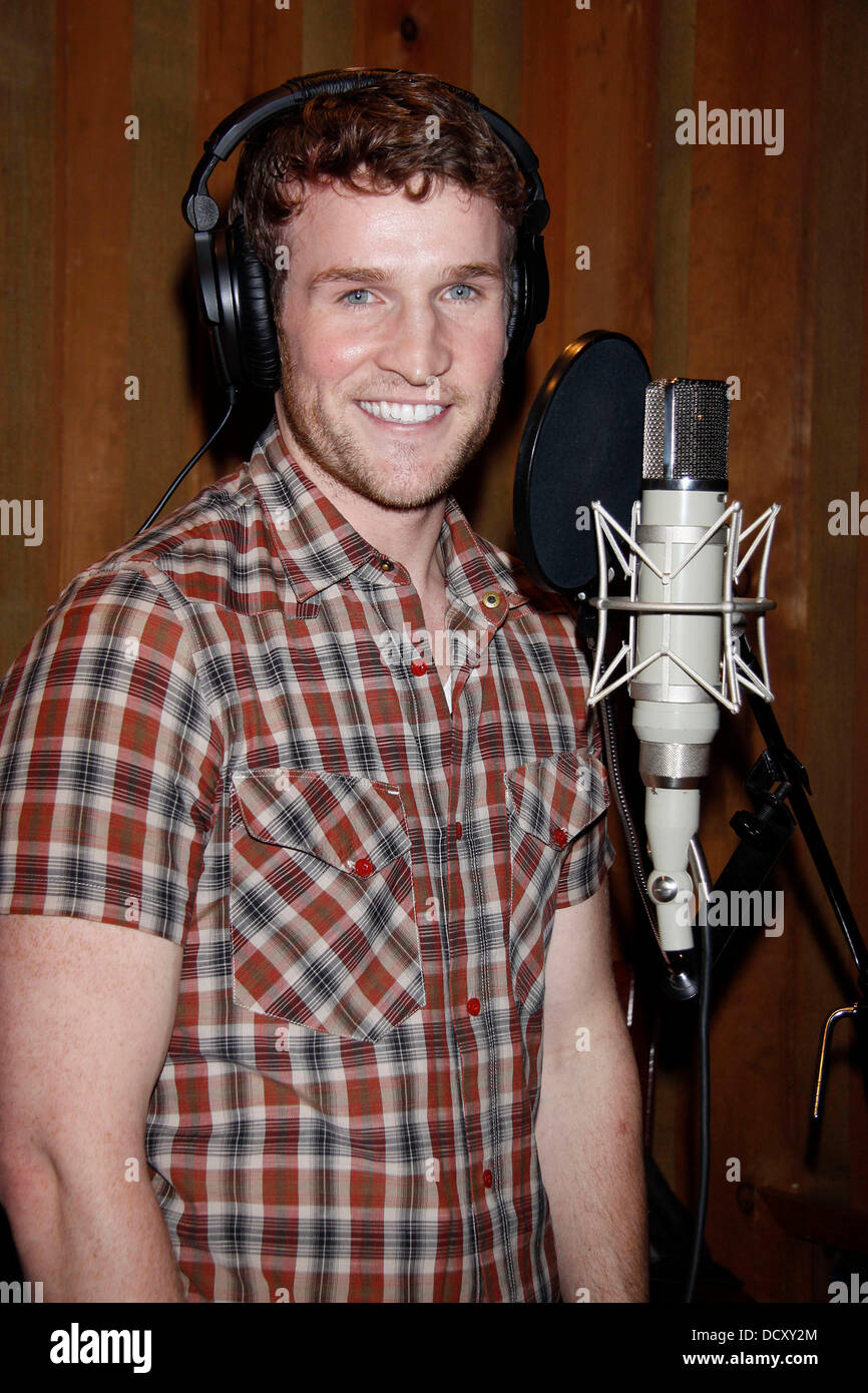 Claybourne Elder The cast recording session of the Broadway musical ...