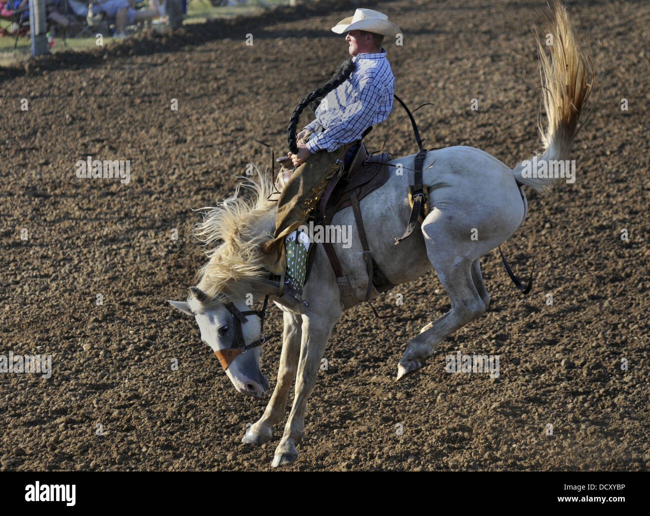 Rodeo star competing in Coffee, Kansas Stock Photo - Alamy