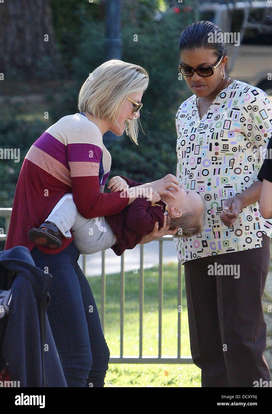 Ali Larter takes her baby son Theodore Hayes MacArthur to Cold Water ...