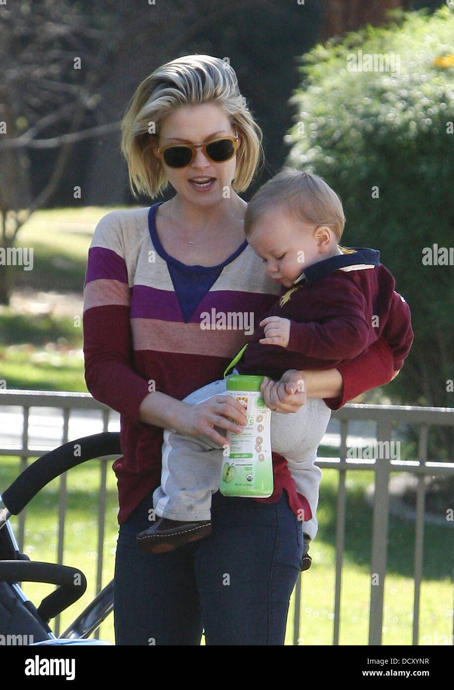 Ali Larter takes her baby son Theodore Hayes MacArthur to Cold Water ...