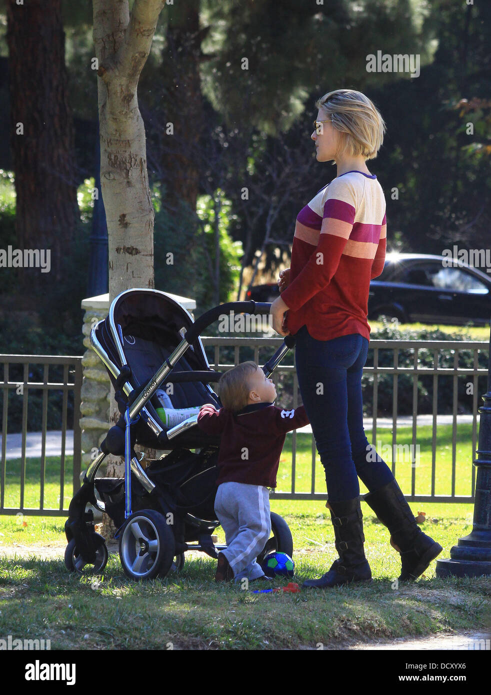 Ali Larter takes her baby son Theodore Hayes MacArthur to Cold Water ...