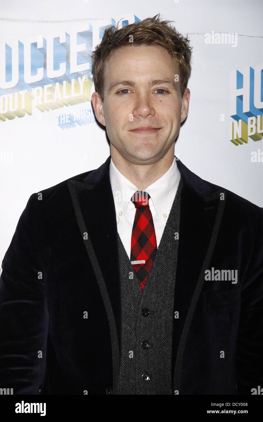 Christopher J. Hanke After party for new cast members in the musical ...