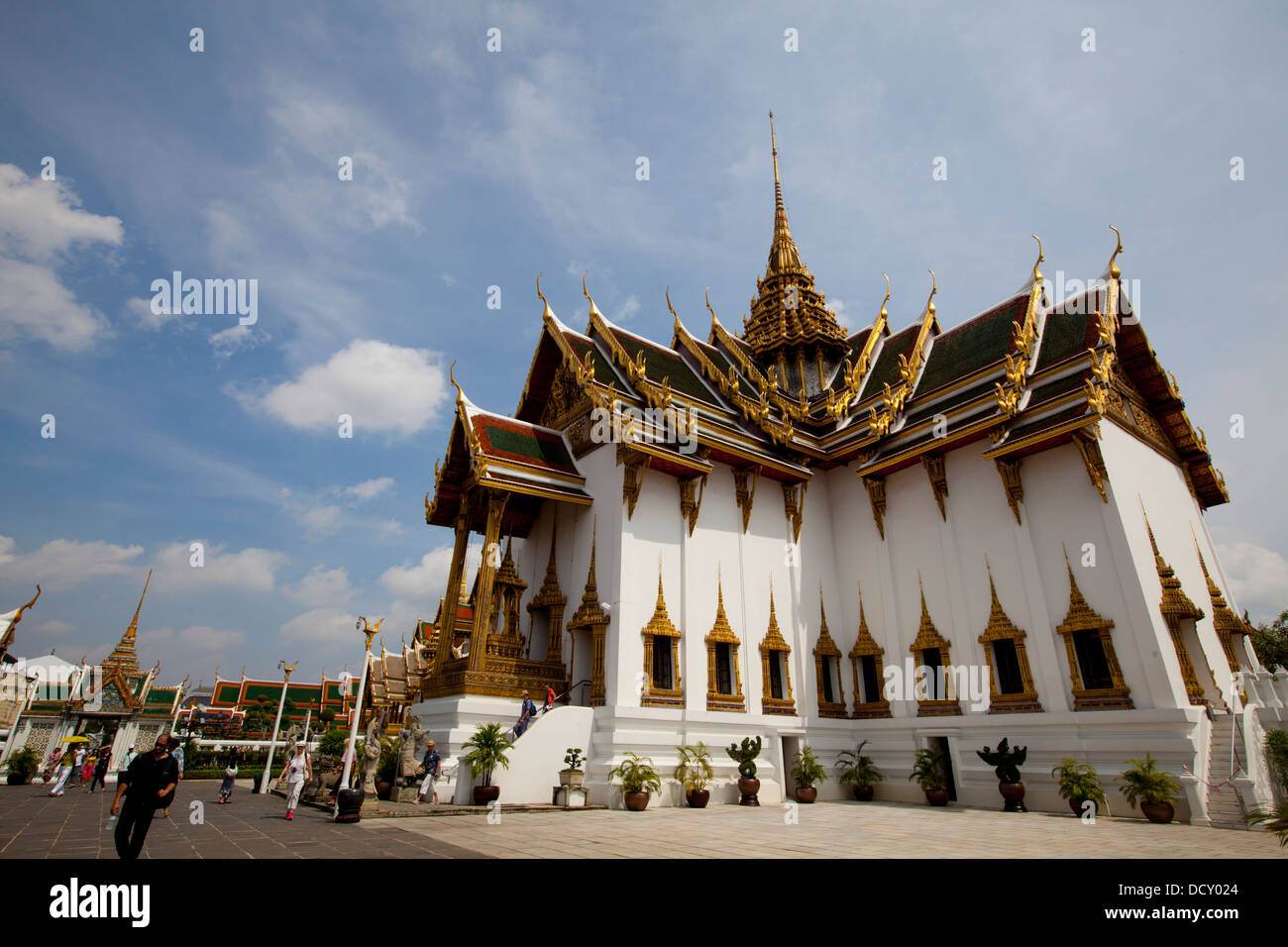 Buildings in the Grand Palace complex, in the heart of Bangkok ...