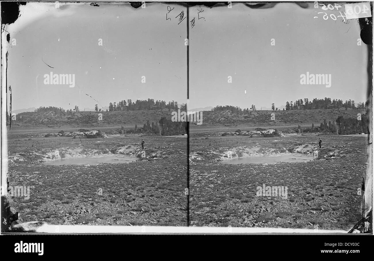 Geothermal hot baths Black and White Stock Photos & Images - Alamy