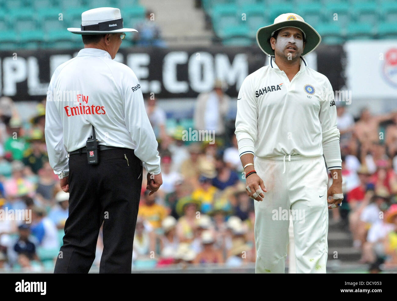 Sachin Tendulkar Second Test Match between Australia vs.India at the ...