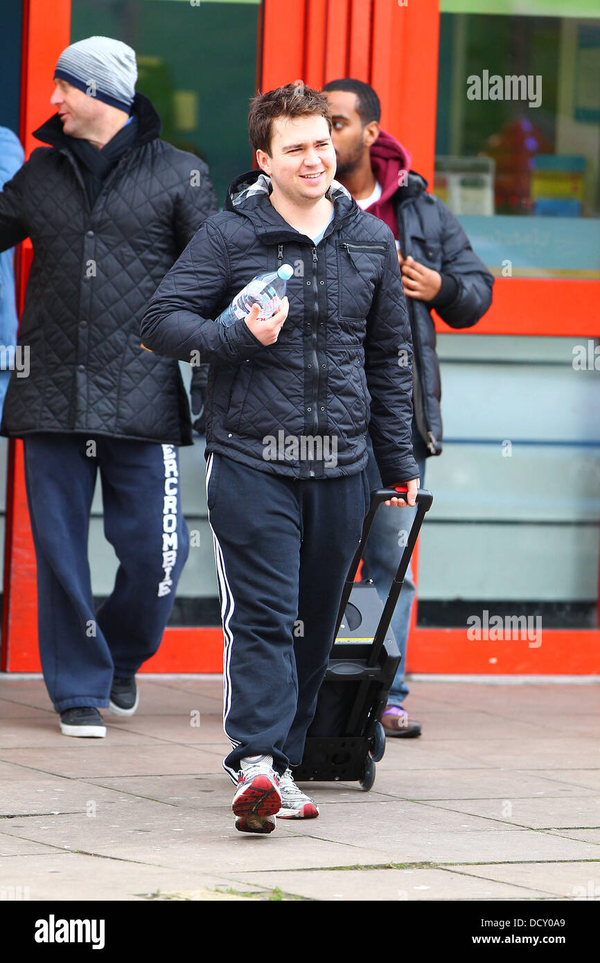 Sam Nixon leaving 'Dancing on Ice' rehearsals London, England - 04.01. ...