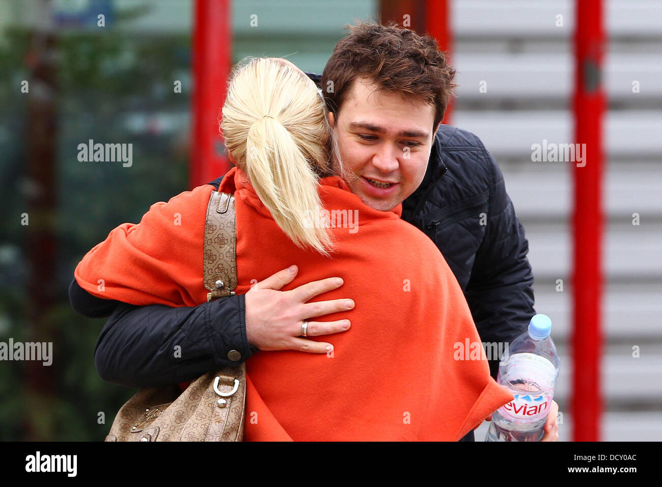 Sam Nixon and Alexandra Schauman leaving 'Dancing on Ice' rehearsals ...