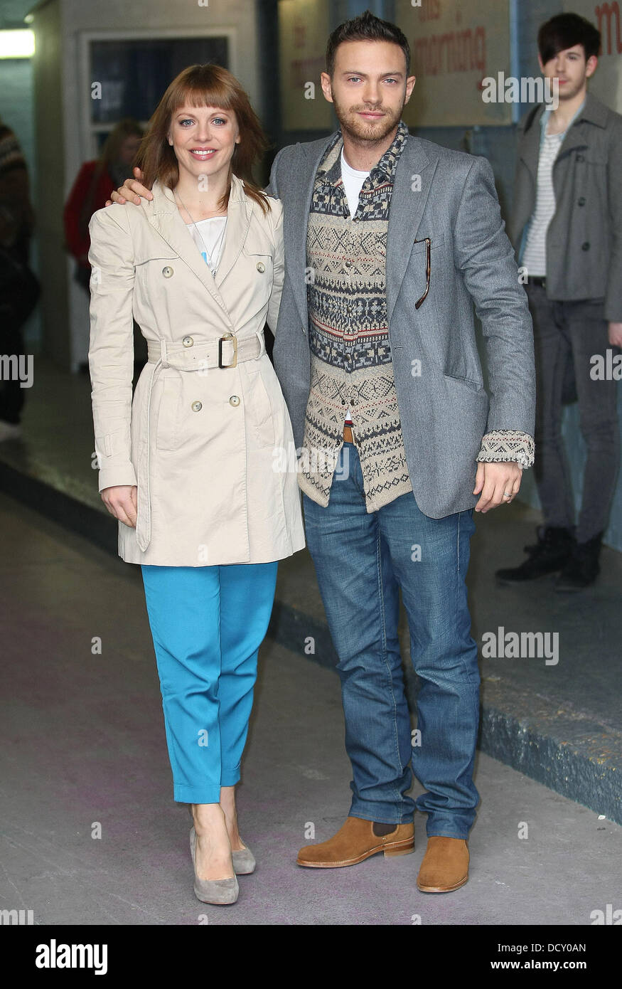 Kelly Adams and Matt Di Angelo at the ITV studios London, England - 04. ...