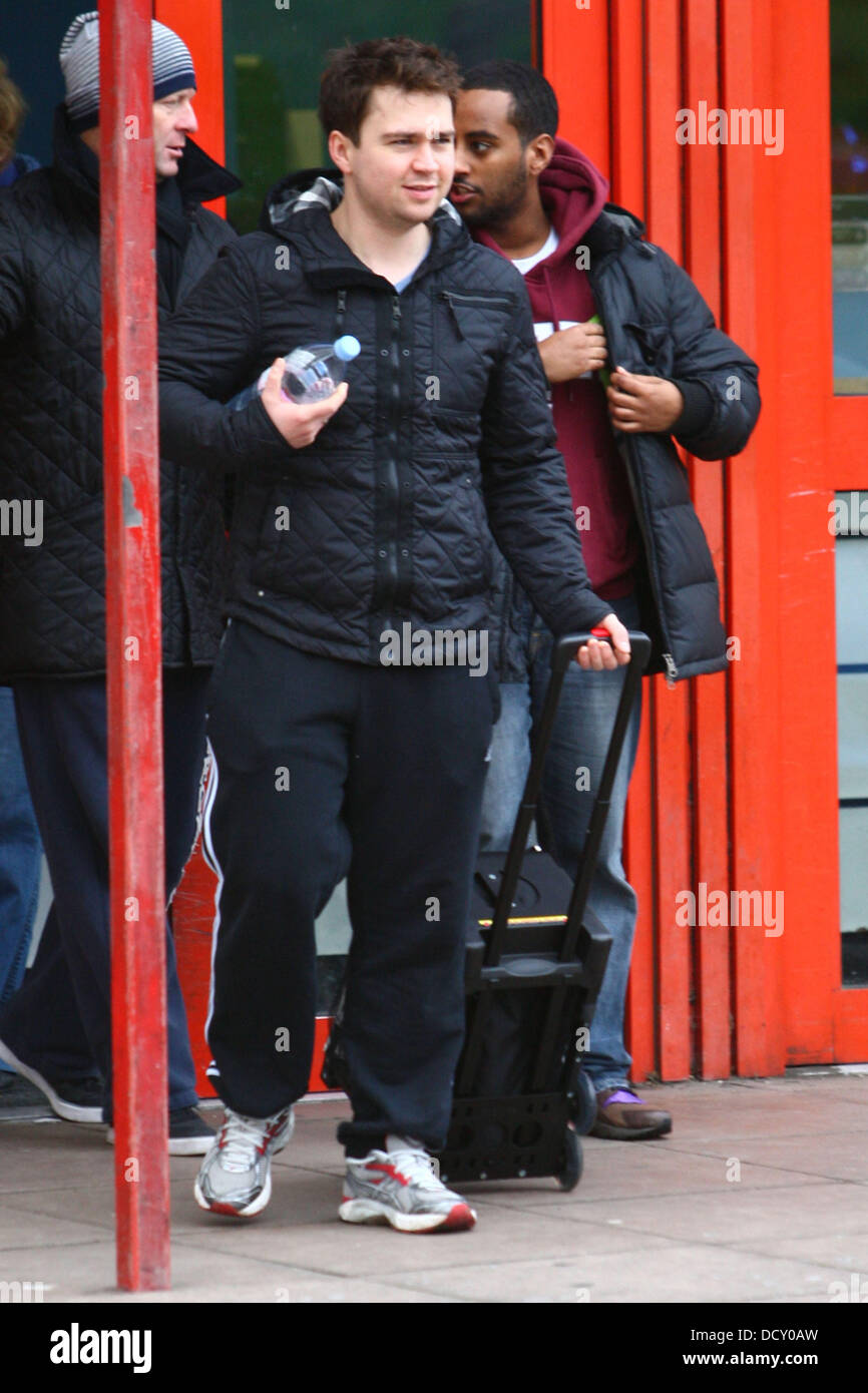 Sam Nixon leaving 'Dancing on Ice' rehearsals London, England - 04.01. ...