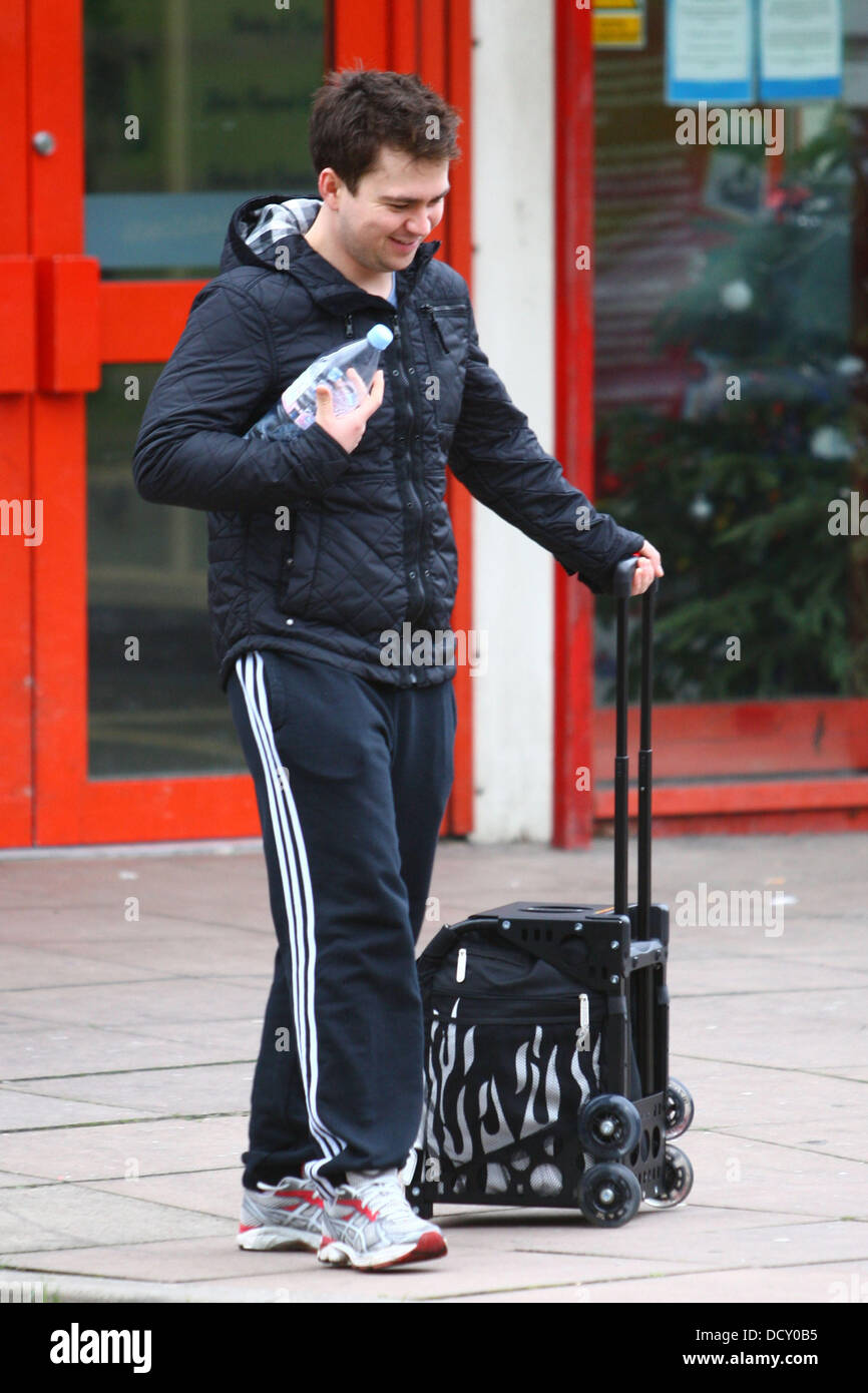 Sam Nixon leaving 'Dancing on Ice' rehearsals London, England - 04.01. ...