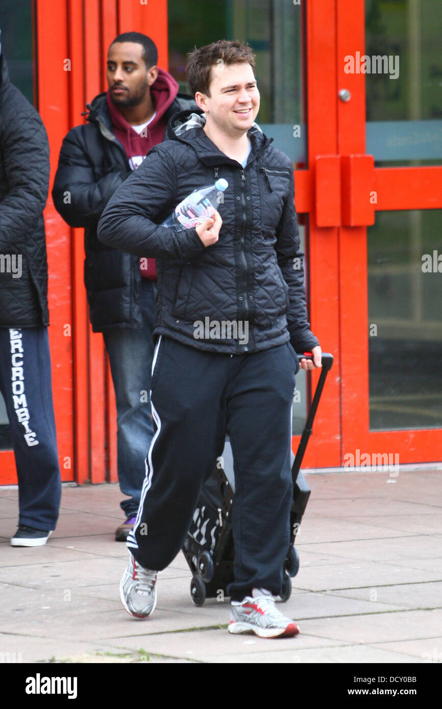 Sam Nixon leaving 'Dancing on Ice' rehearsals London, England - 04.01. ...