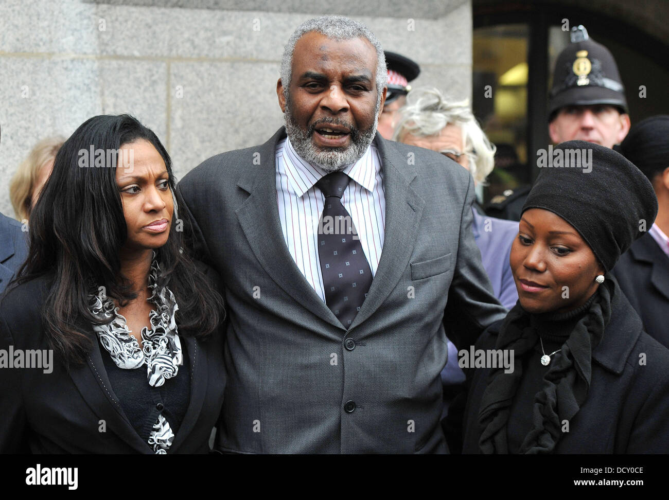 Neville Lawrence (C) The parents of murder victim Stephen Lawrence make ...