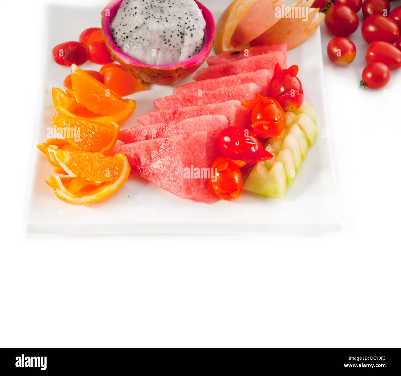 Dessert buffet tropical fruits variety hi-res stock photography and ...