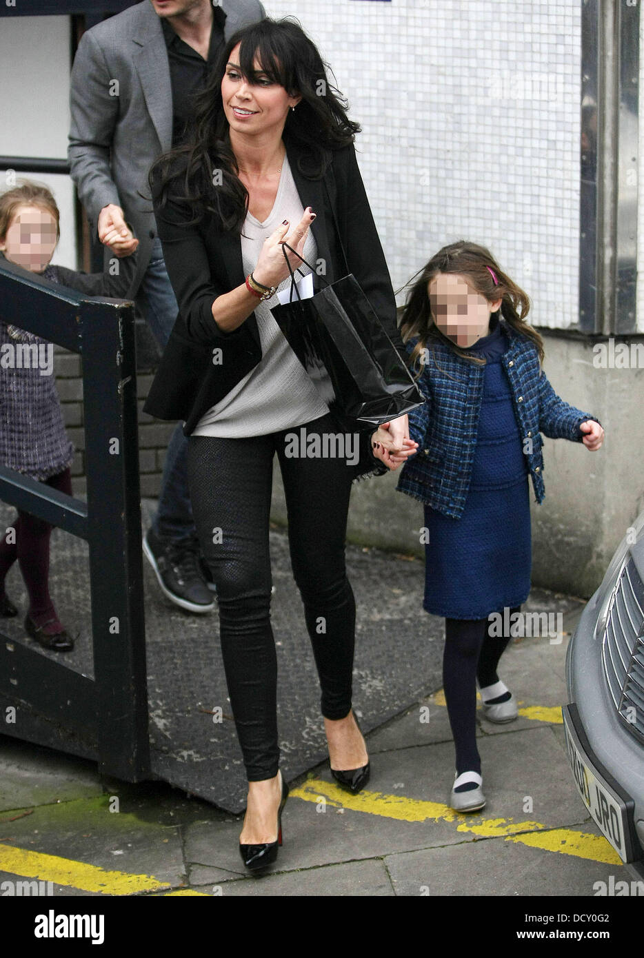 Isla Lampard, Frank Lampard, Christine Bleakley and Luna Lampard ...