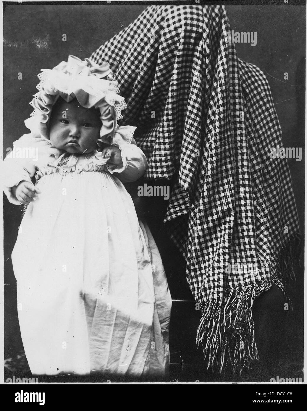 This photograph shows an Indian baby girl, offering a glimpse into the ...