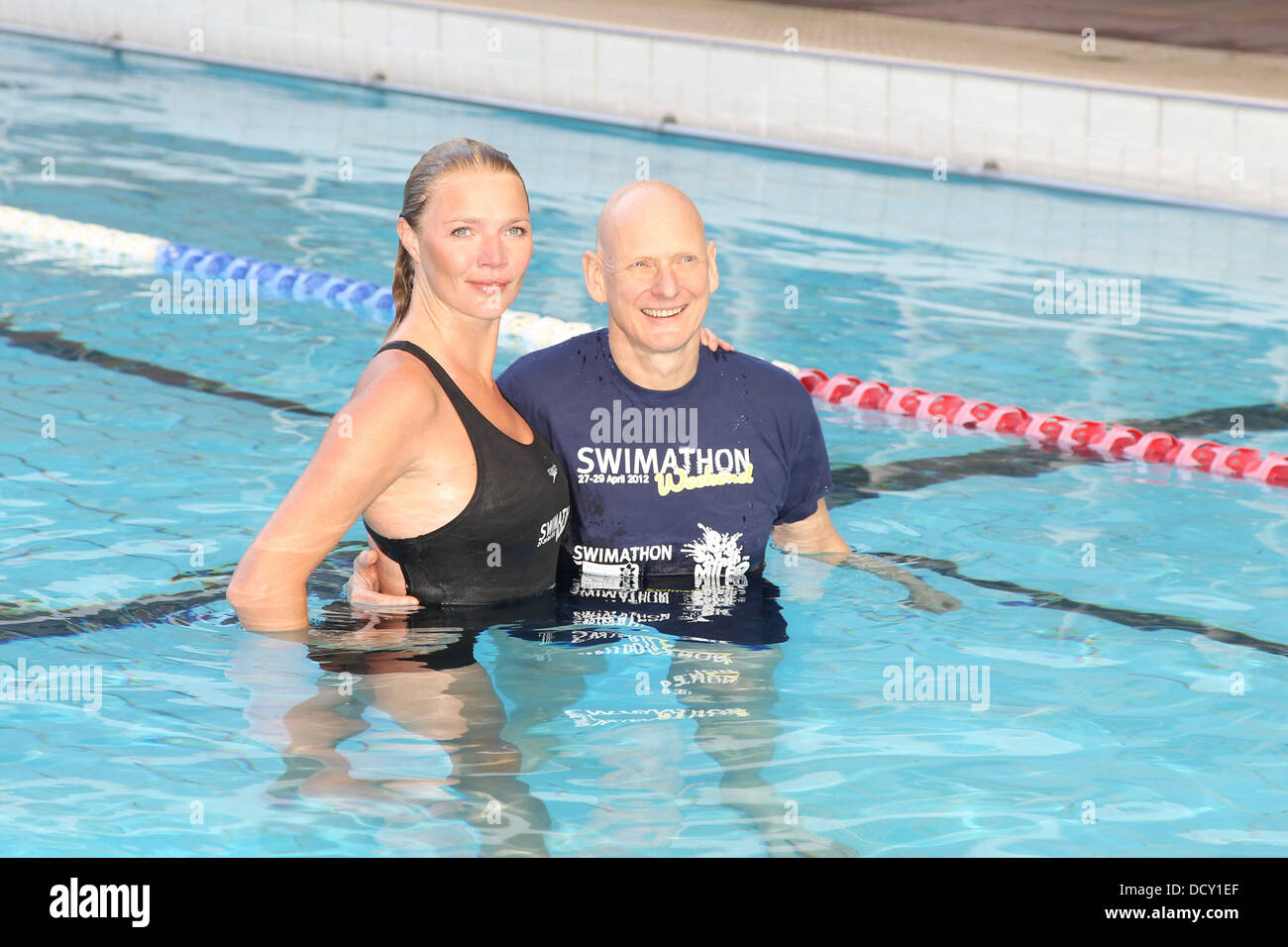 Jodie Kidd and Duncan Goodhew MBE officially launch Swimathon 2012, an ...