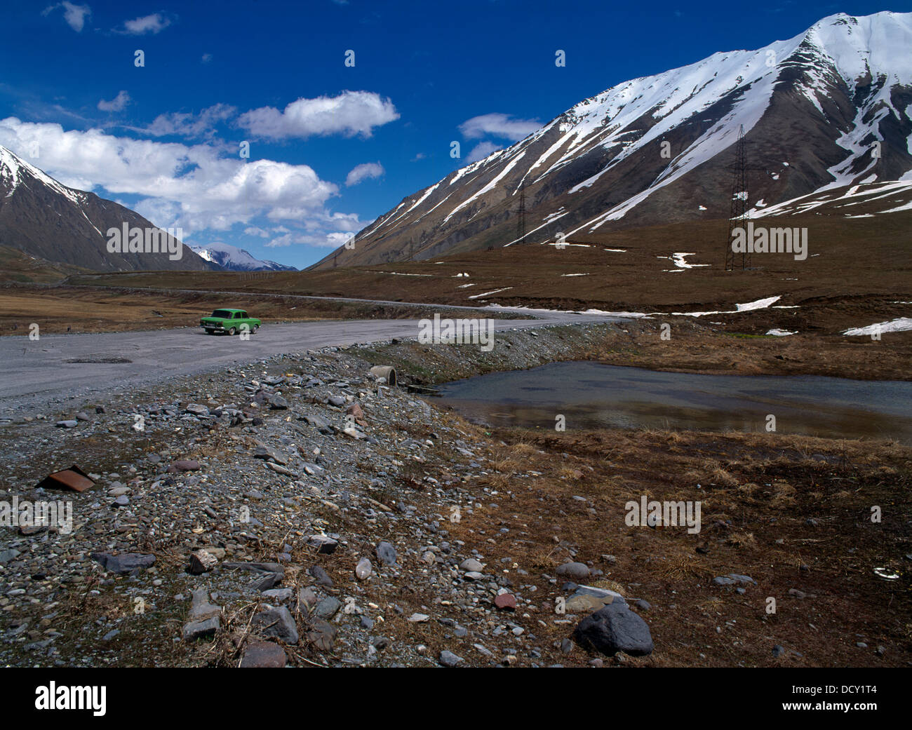juari pass georgian military highway Georgia Stock Photo - Alamy