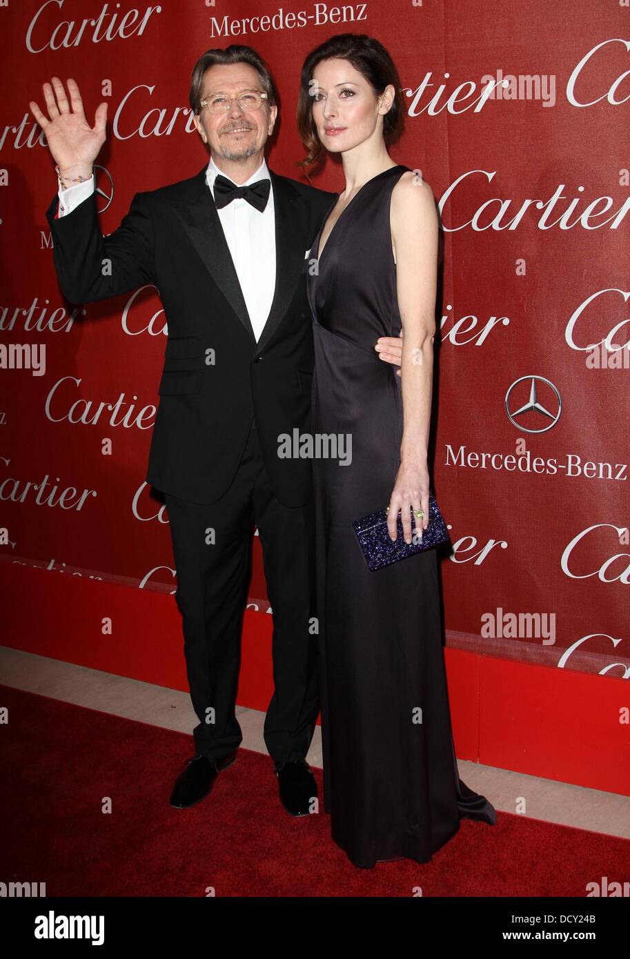 Gary Oldman and wife Alexandra Edenborough The 23rd annual Palm Springs ...