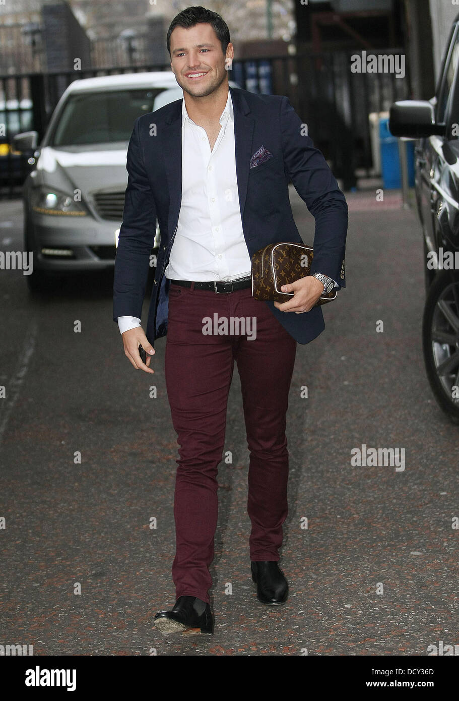 Mark Wright at the ITV studios London, England - 09.01.12 Stock Photo ...