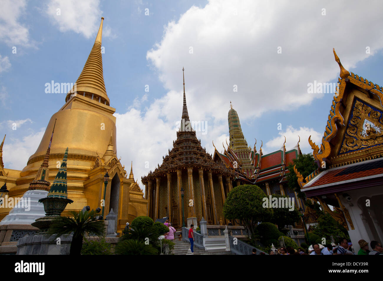 Buildings in the Grand Palace complex, in the heart of Bangkok ...