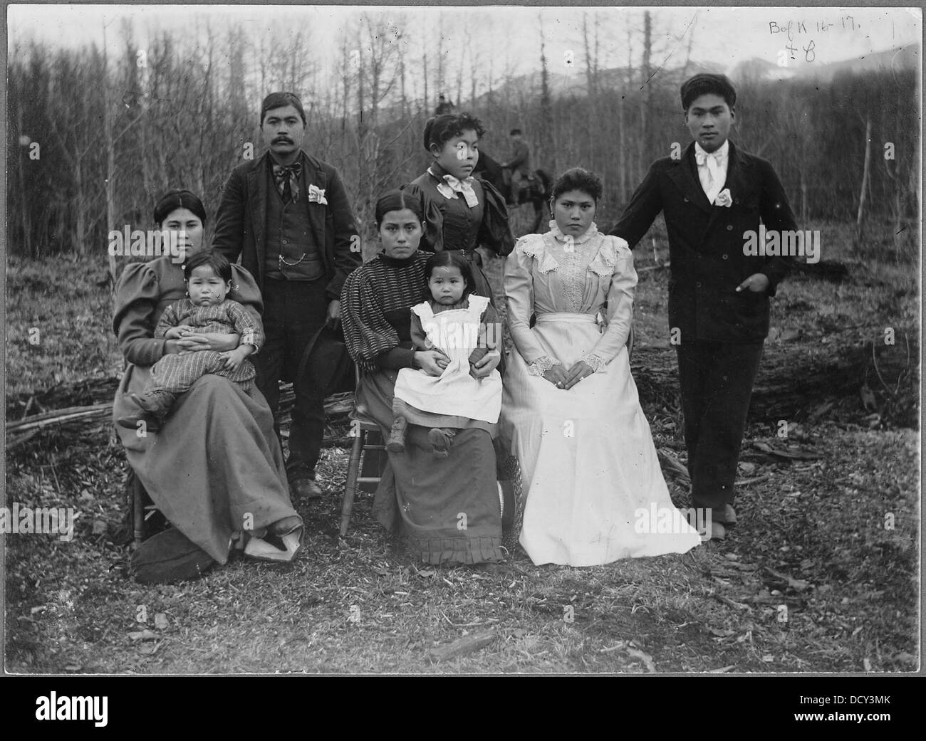 An Indian family, representing their cultural heritage and way of life ...