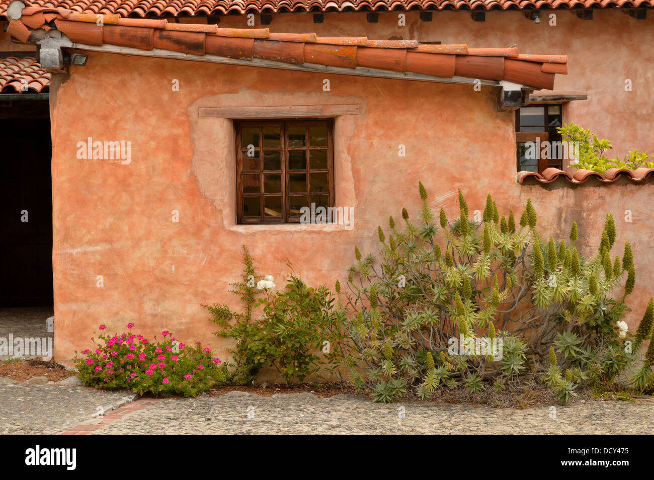 The side of a beautiful house in lower California Stock Photo - Alamy