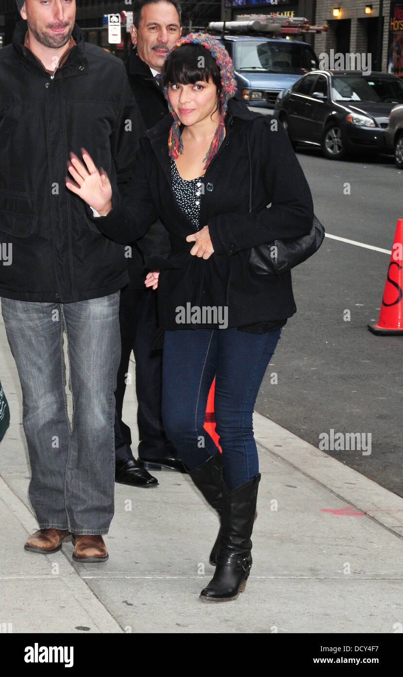 Nora Jones 'The Late Show with David Letterman' at the Ed Sullivan ...