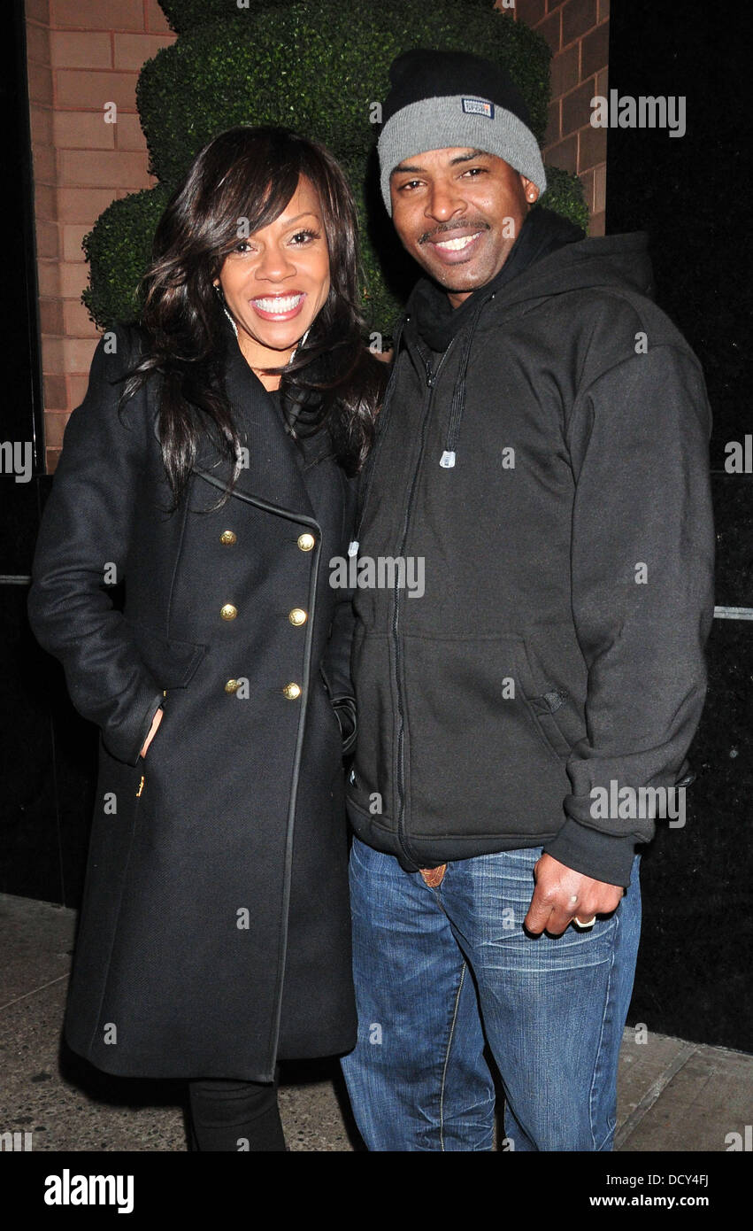 Wendy Raquel Robinson and Marco Perkins Celebrities outside their ...