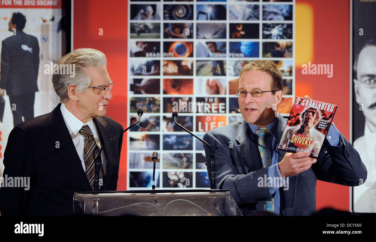 David Cronenberg and Greg Dunning 15th Annual Toronto Film Critics ...