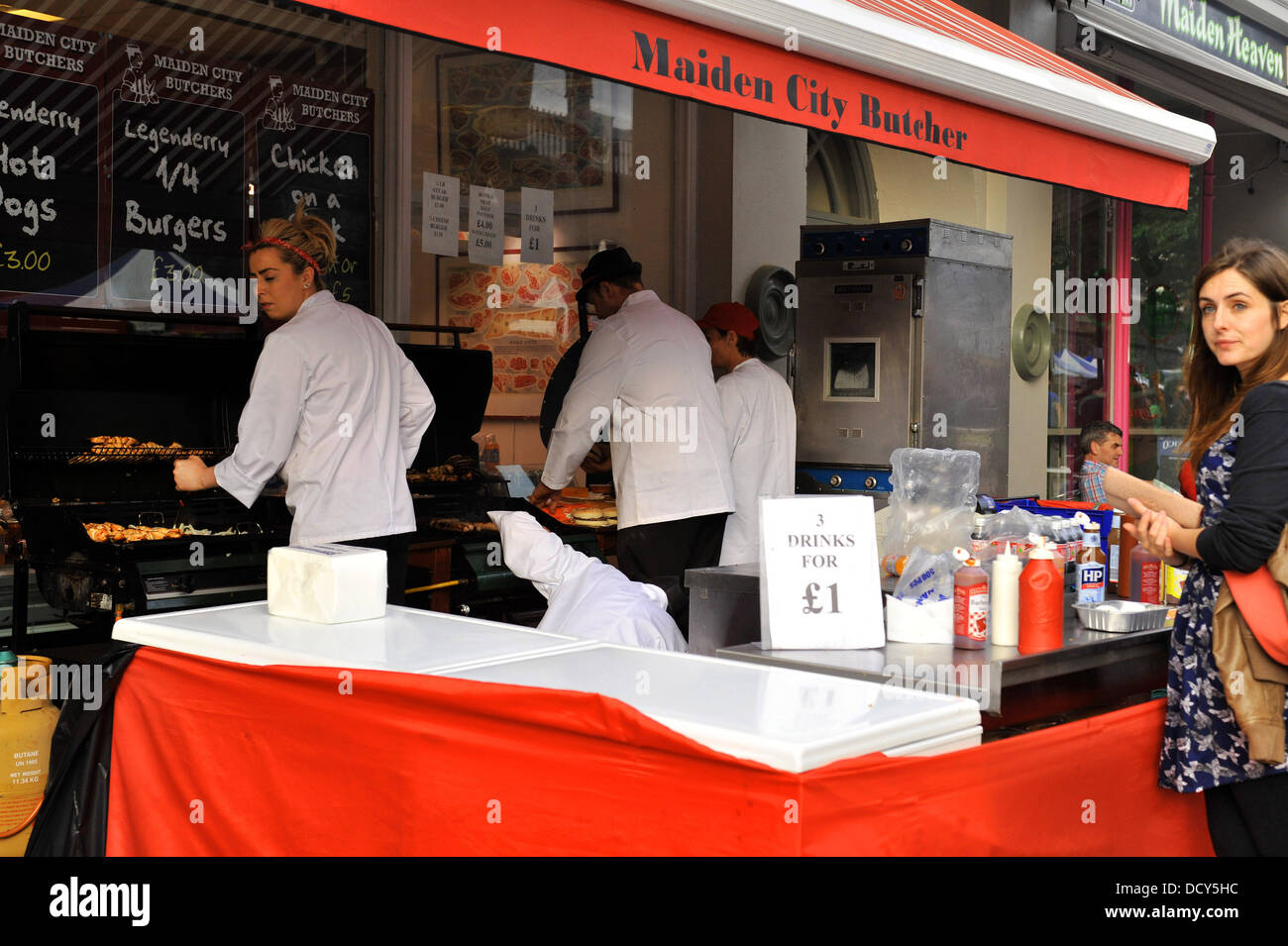City butcher and barbecue hi-res stock photography and images - Alamy