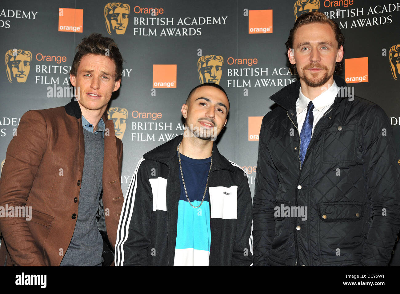 Eddie Redmayne, Adam Deacon, Tom Hiddleston Orange Wednesdays Rising ...