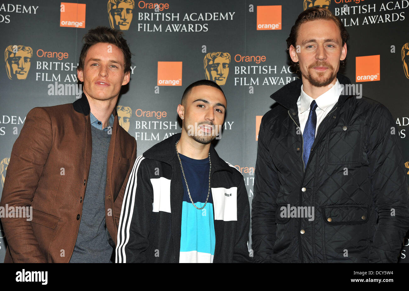 Eddie Redmayne, Adam Deacon, Tom Hiddleston Orange Wednesdays Rising ...