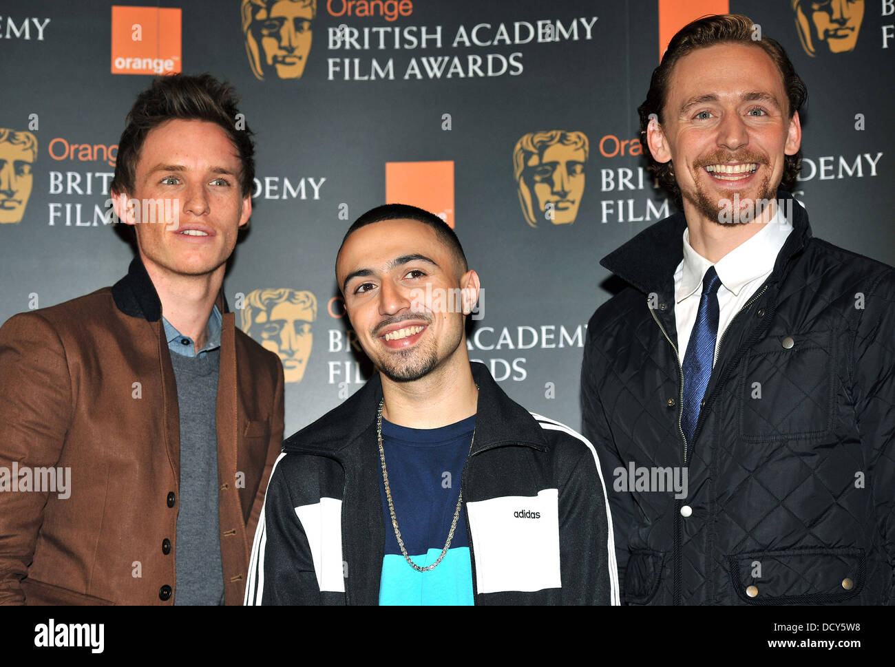 Eddie Redmayne, Adam Deacon, Tom Hiddleston Orange Wednesdays Rising ...