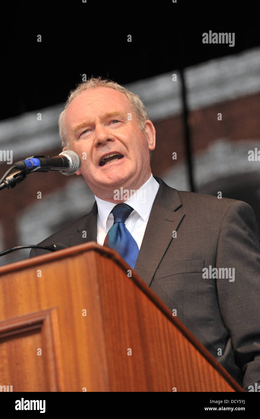 Martin McGuinness, Deputy First Minister of the Northern Ireland ...