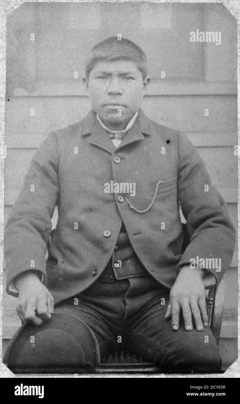 A portrait of an Indigenous man, capturing the dignified presence of ...