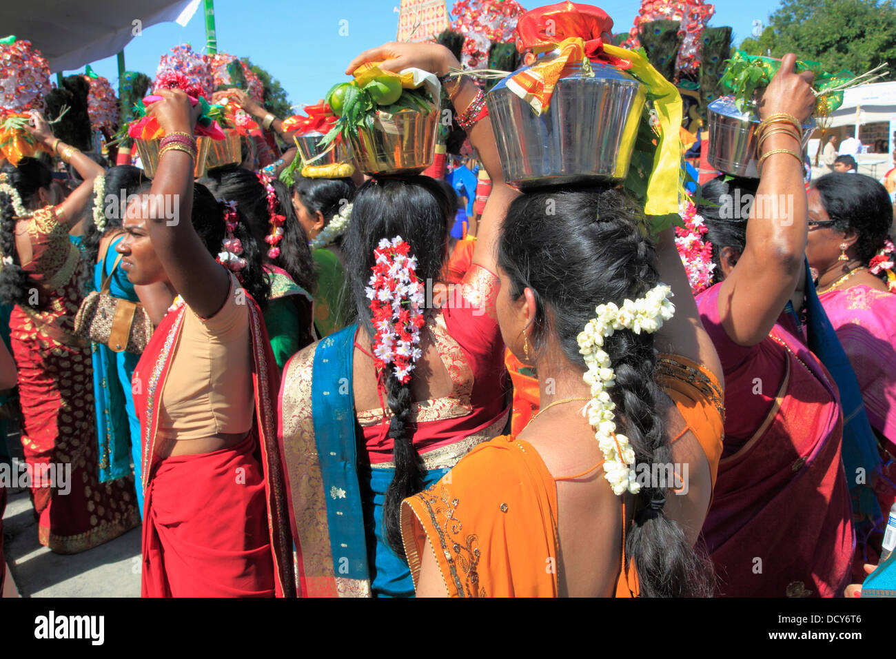 Thaipusam hindu festival, tamil people, Montreal, Canada Stock Photo ...