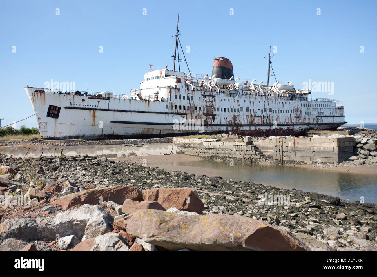 The Duke of Lancaster is a railway steamer passenger ship that is ...