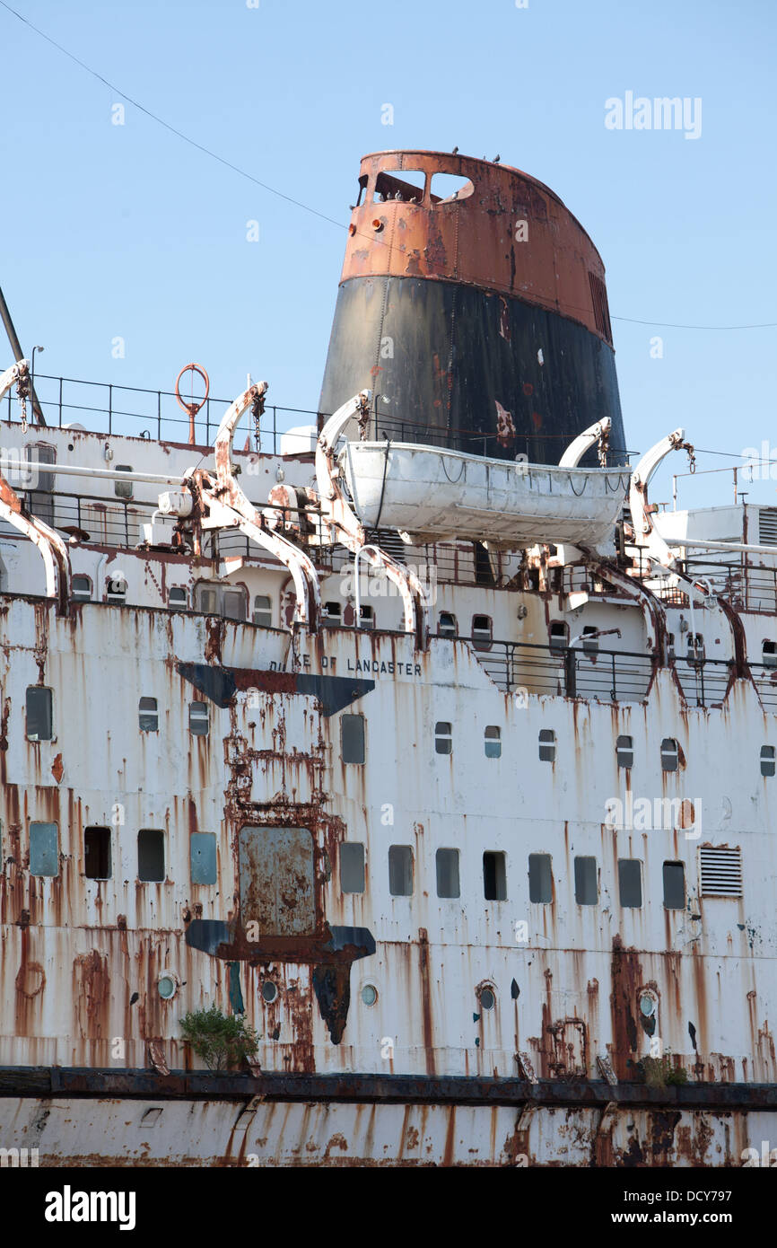 The Duke of Lancaster is a railway steamer passenger ship that is ...