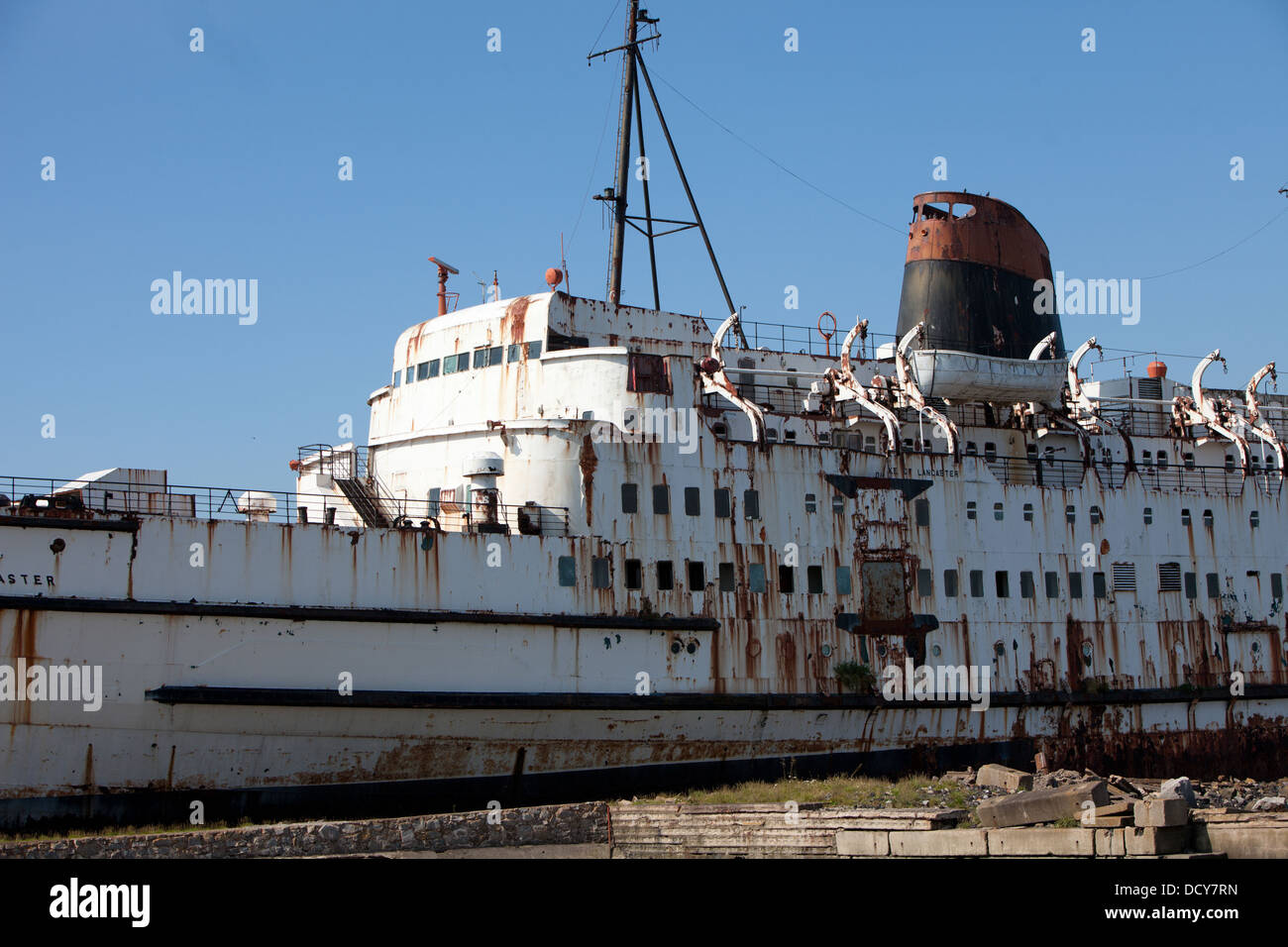 The Duke of Lancaster is a railway steamer passenger ship that is ...
