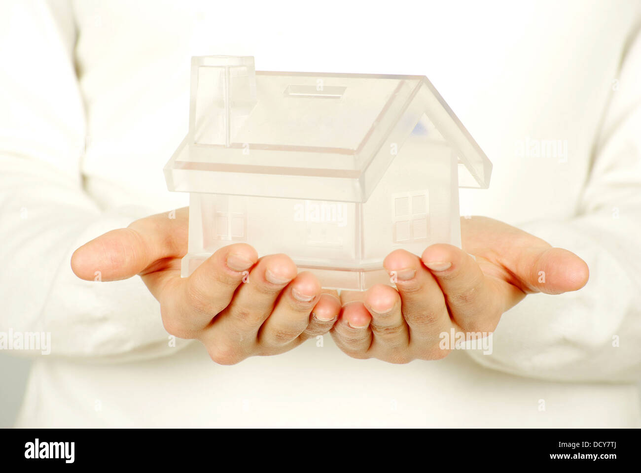 house in hands Stock Photo - Alamy
