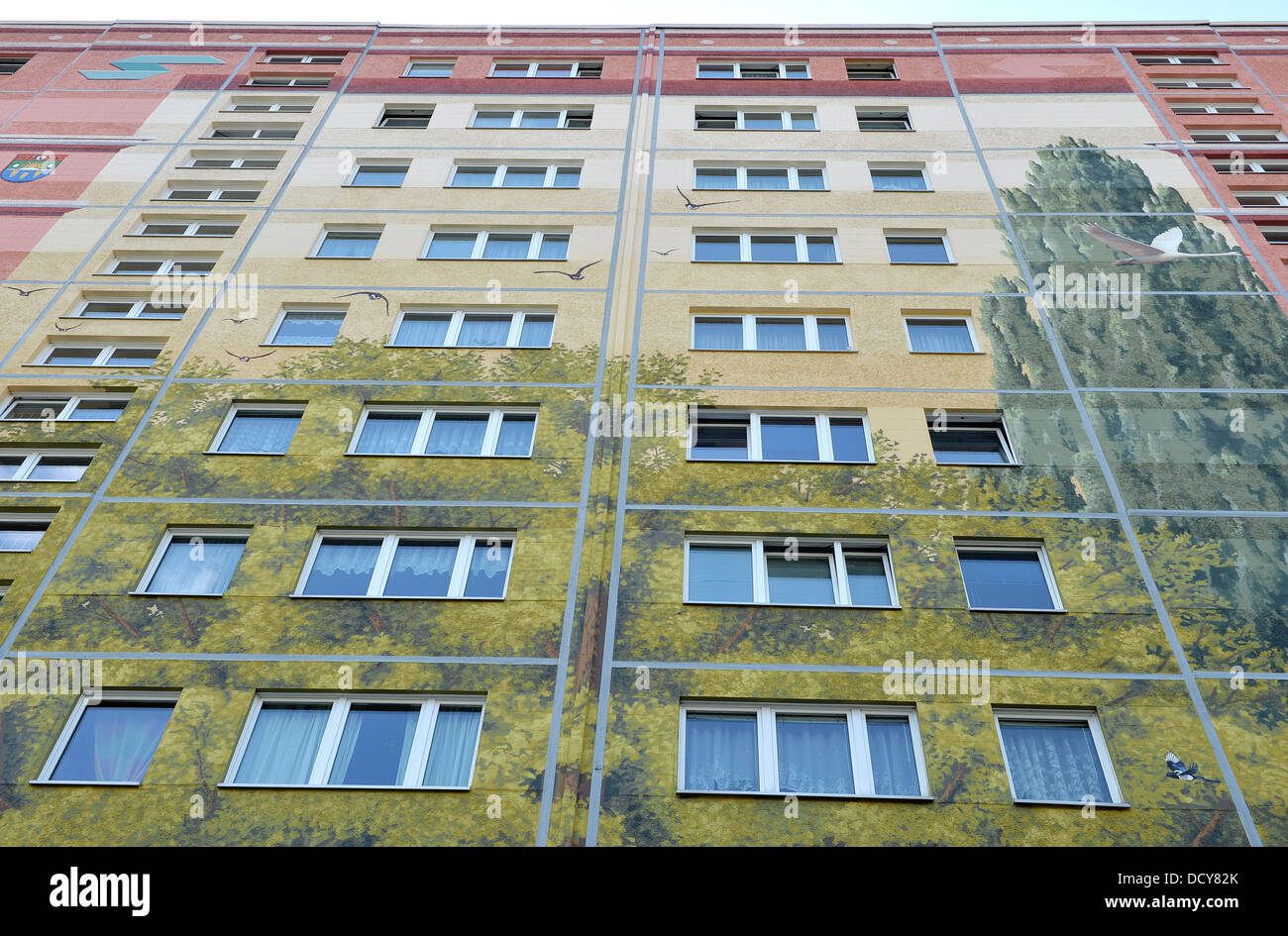 Three blocks of social housing hi-res stock photography and images - Alamy