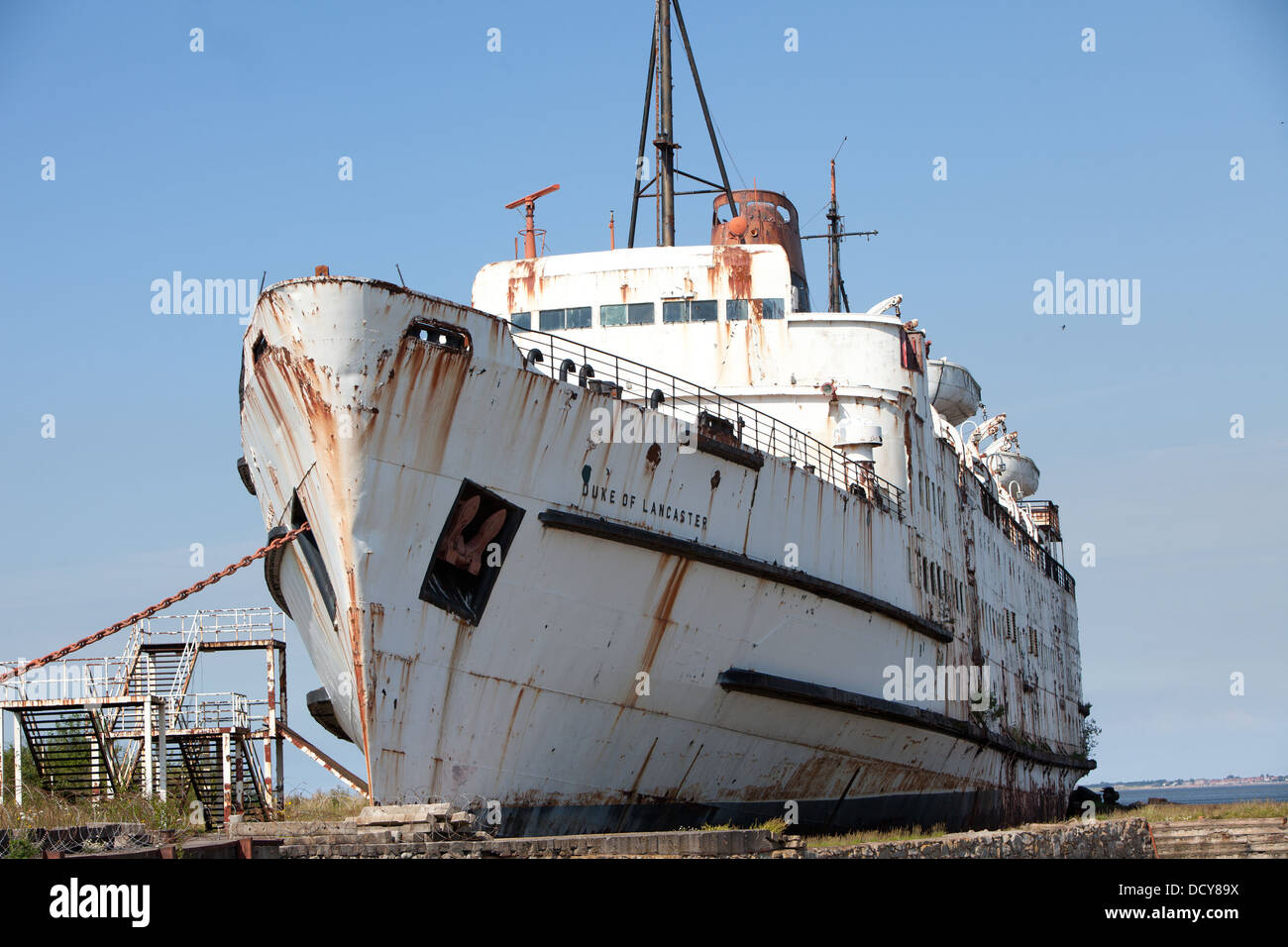 The Duke of Lancaster is a railway steamer passenger ship that is ...