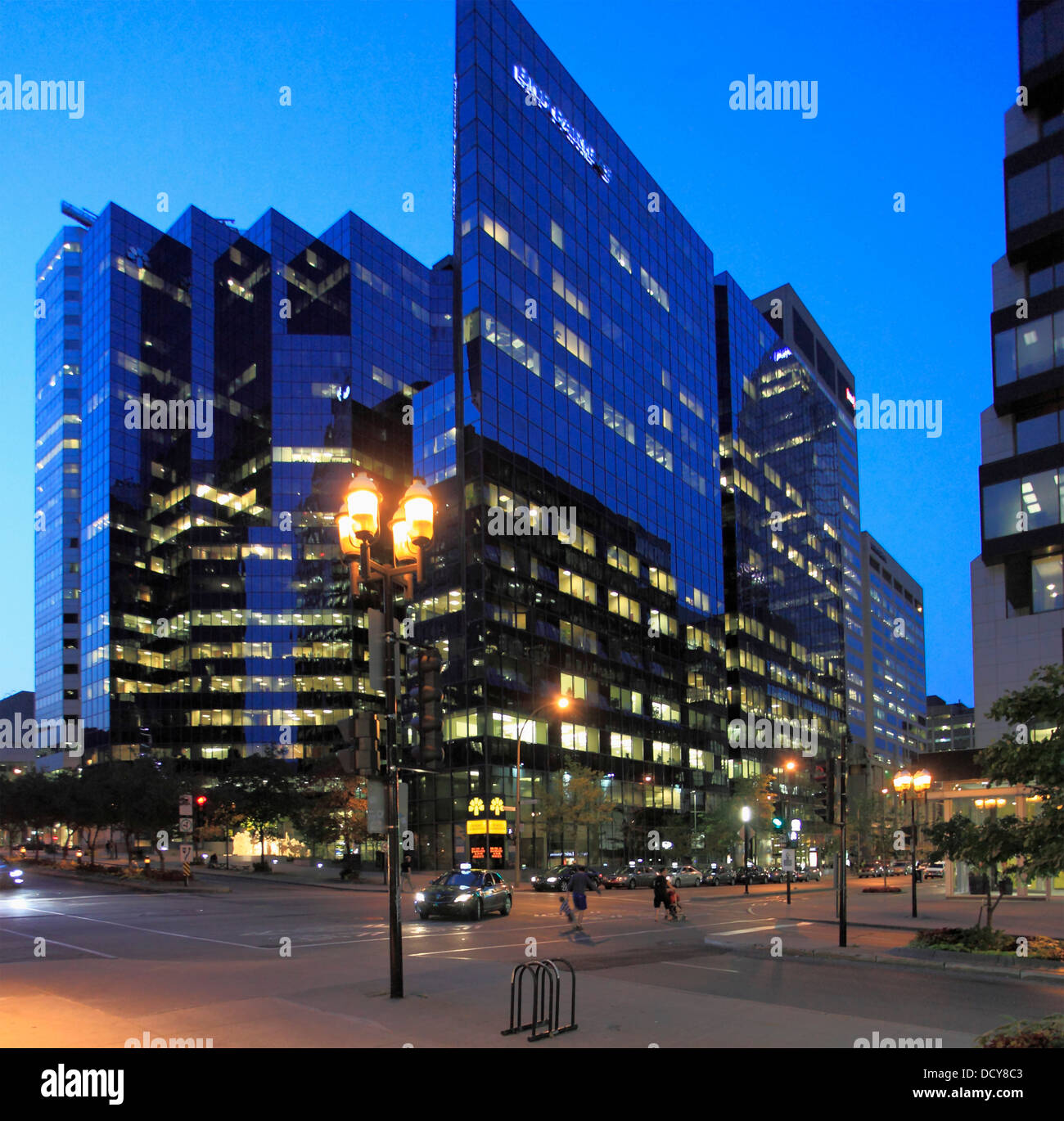 Canada, Quebec, Montreal, McGill College Avenue Stock Photo - Alamy