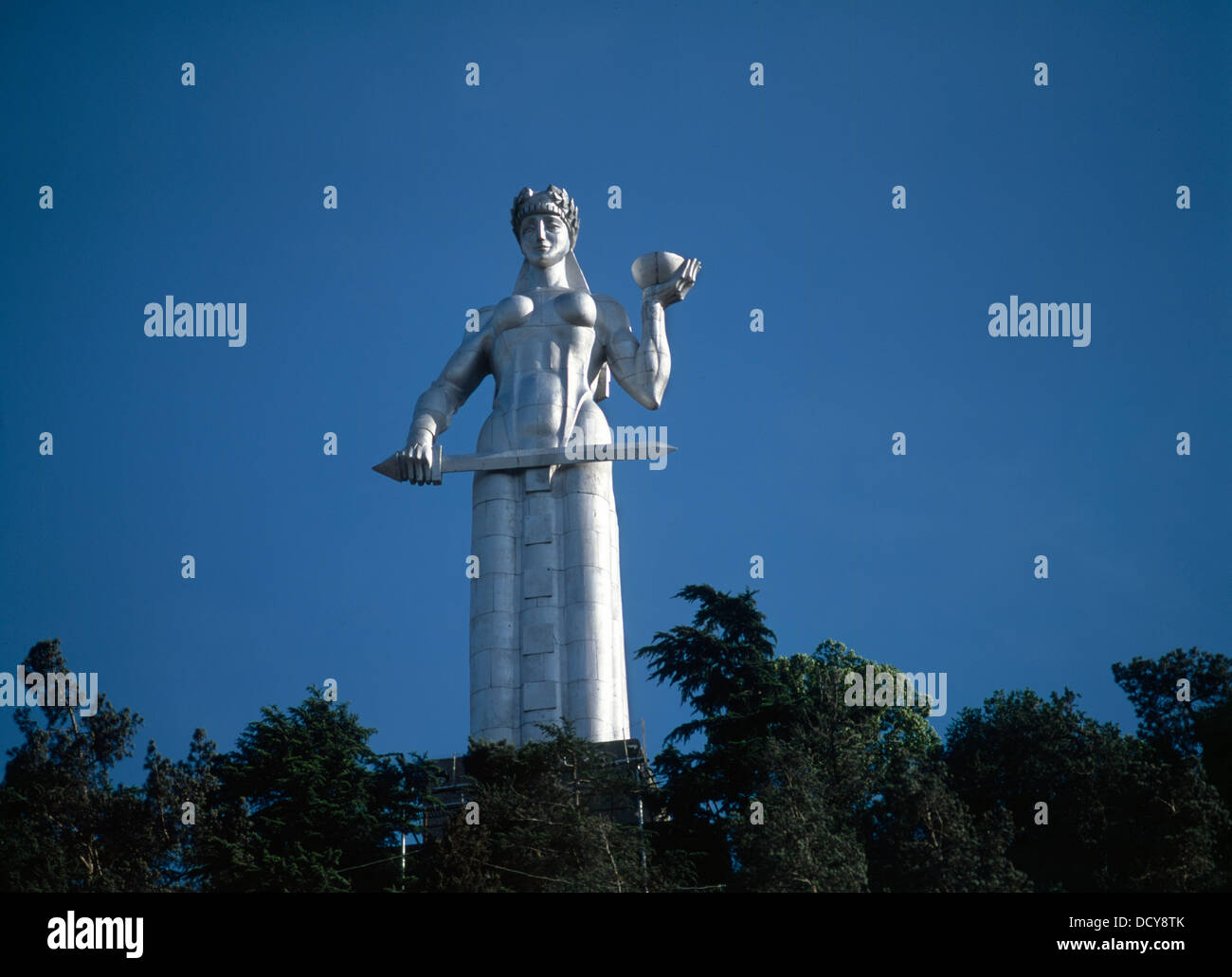 mother of georgia statue tbilisi georgia Stock Photo - Alamy