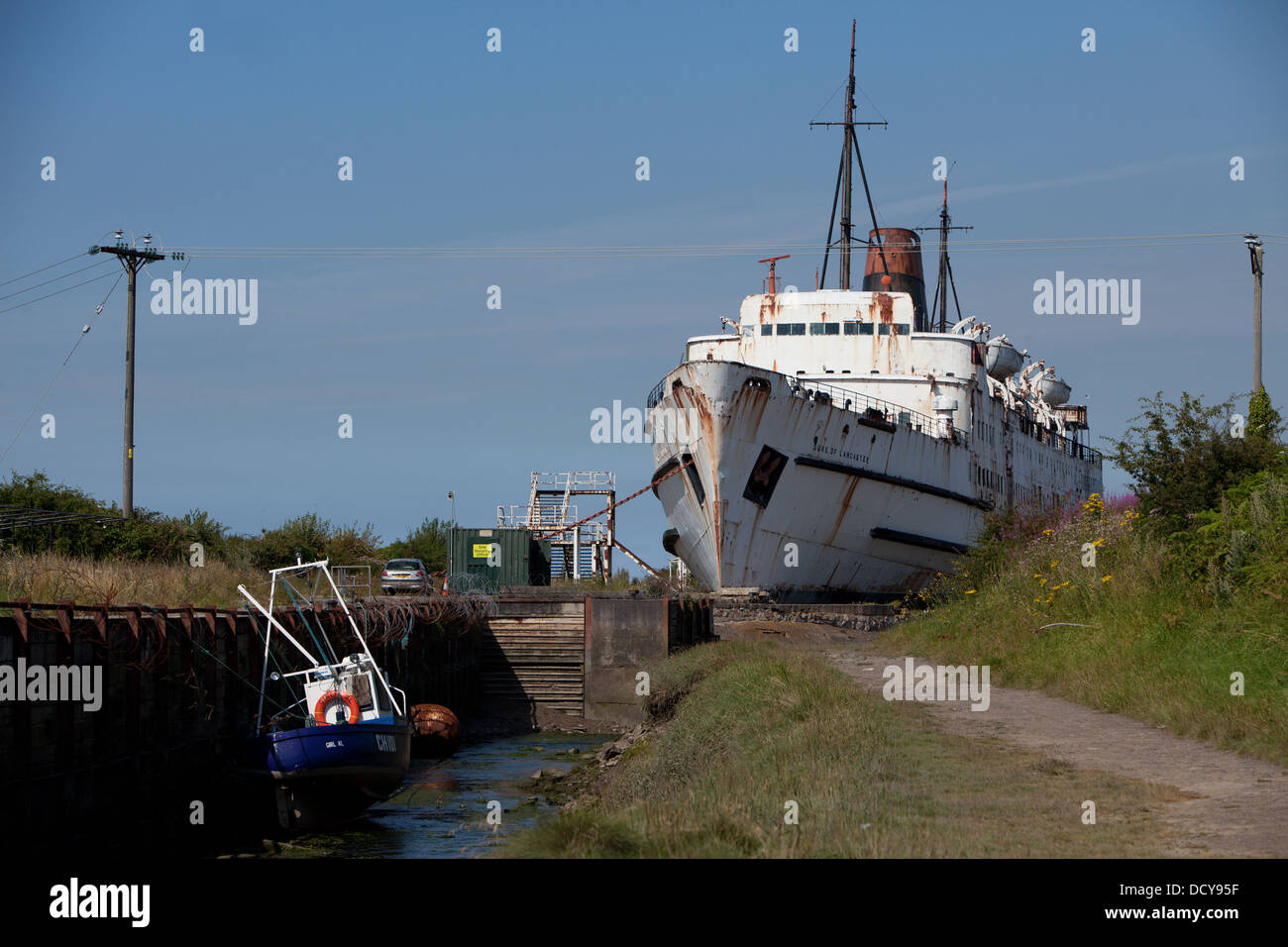 Abandoned duke lancaster ship docks hi-res stock photography and images ...