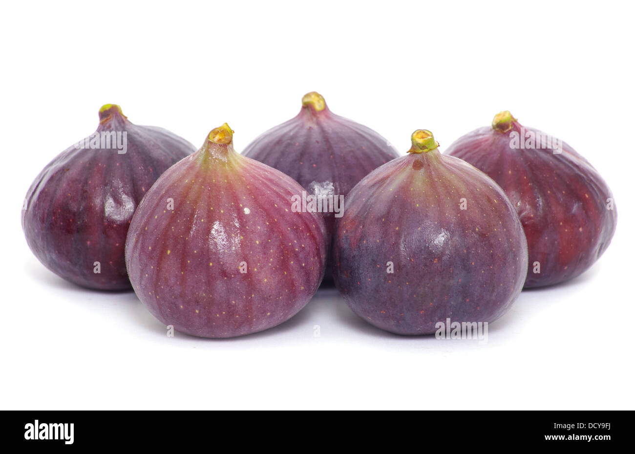 Ripe fresh green figs Cut Out Stock Images & Pictures - Alamy