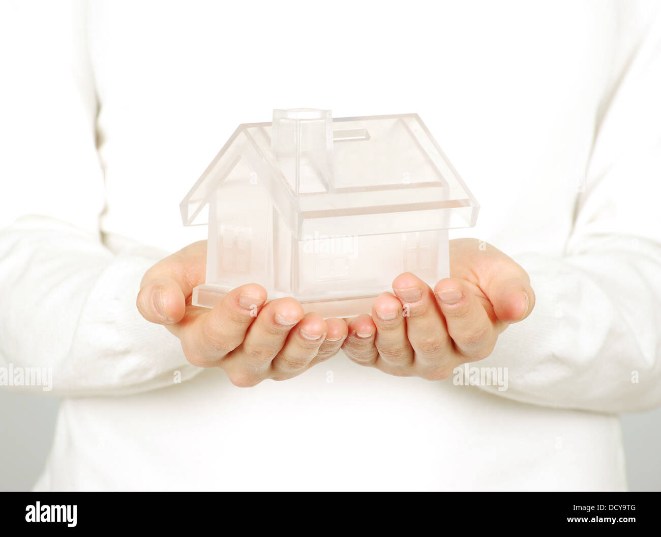 house in hands Stock Photo - Alamy