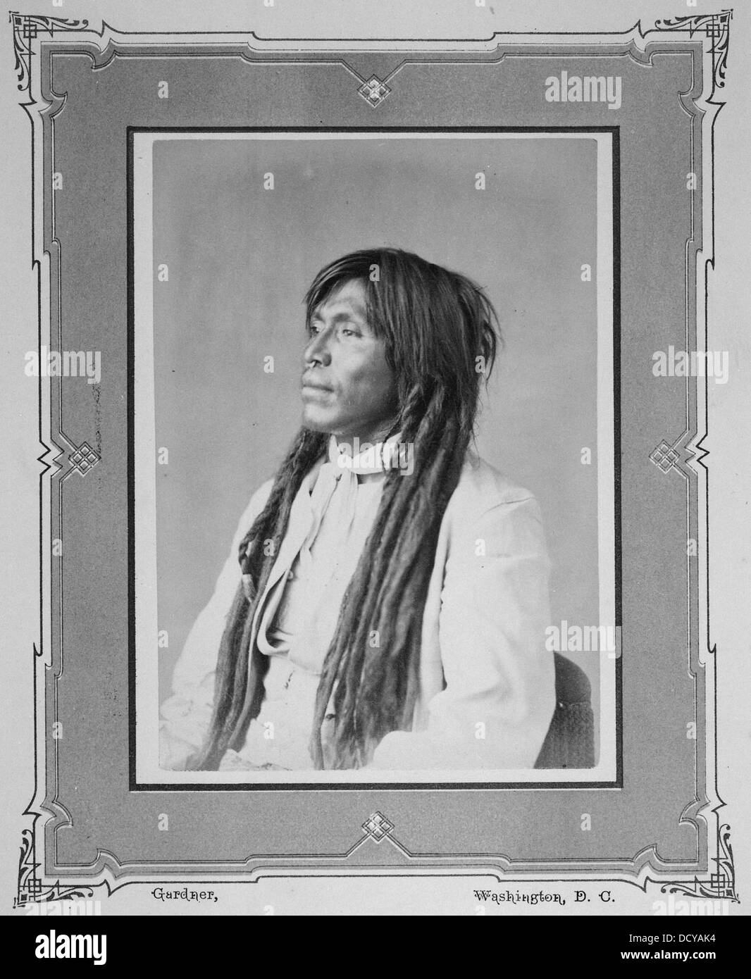 A historical photograph of Jose Pacati in Yuma, Arizona, from 1872 ...