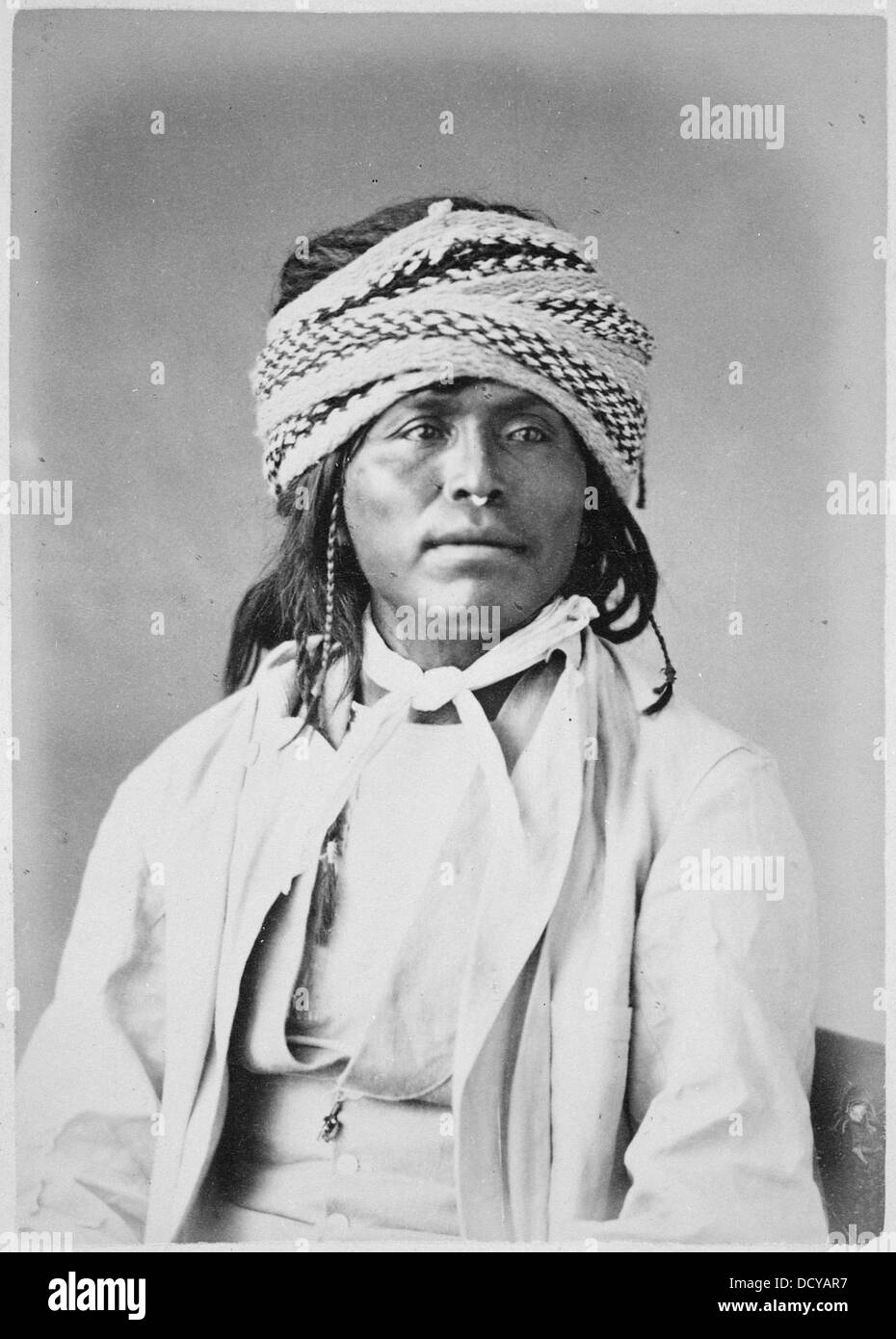 A historical photograph from 1872 showing Jose Pacati in Yuma ...